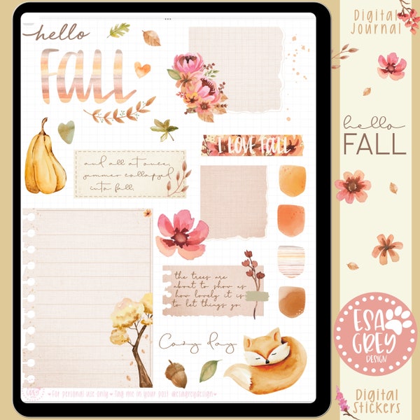 Autumn Digital - Etsy