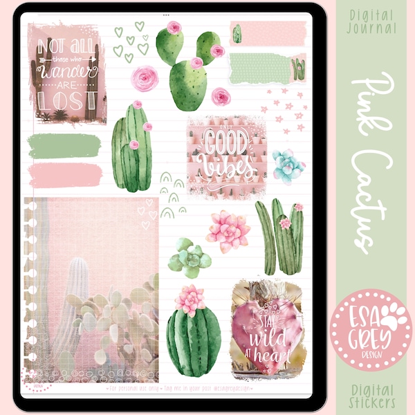 Cactus Sticker - Etsy