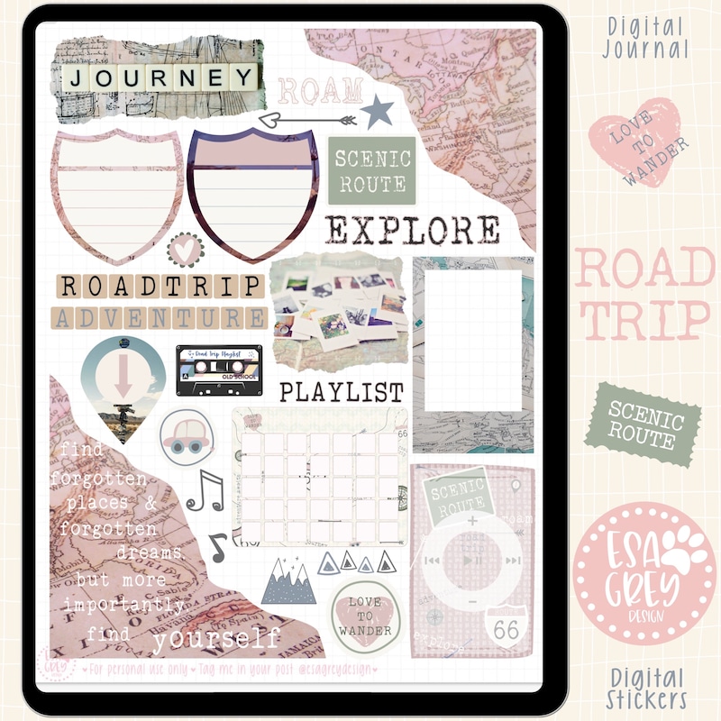 Goodnotes Scrapbook - Etsy