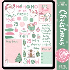 Christmas Fun Stickers | Goodnotes Stickers | Digital Planning Stickers ...