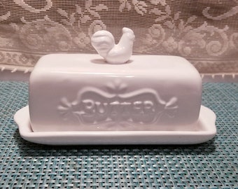 Red Butter Dish | Etsy