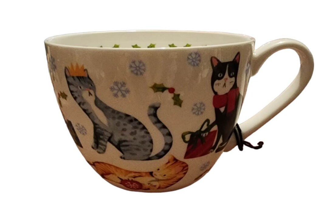Let's Pawty Cat Mug by Portobello - Etsy