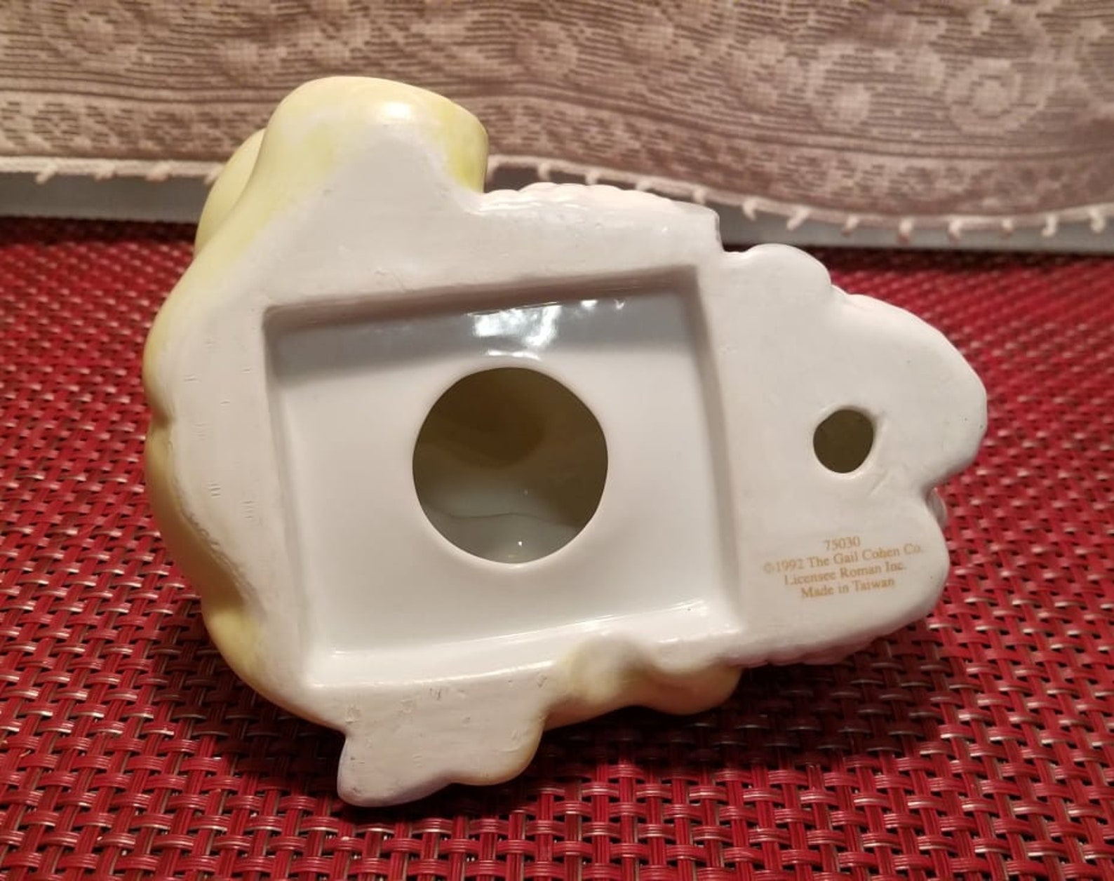 Ceramic Lion and Lamb Figurine for Baby's Room Gail | Etsy