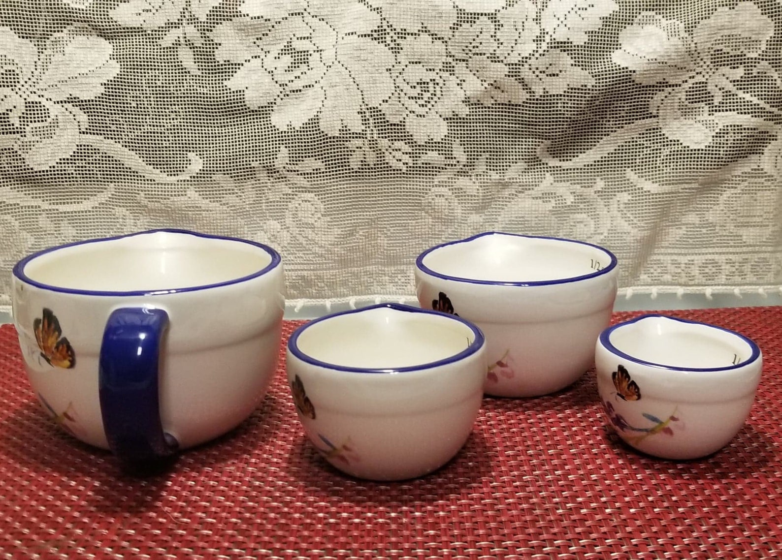 Blue Bonnet Collection by Haven & Key Measuring Cups 4 - Etsy