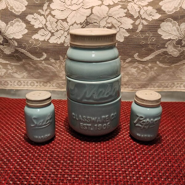 Ceramic Mason Jar Measuring Cups - Etsy