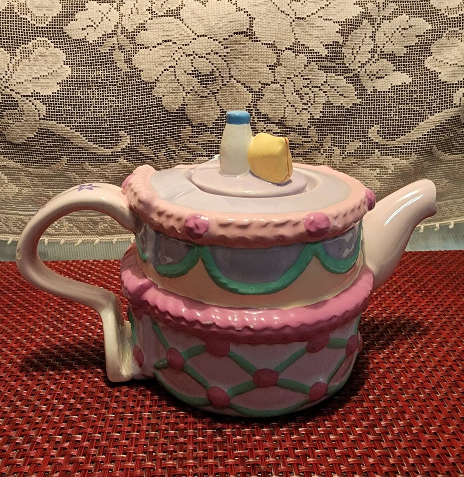 Ceramic Cake Shaped Novelty Teapot | Etsy