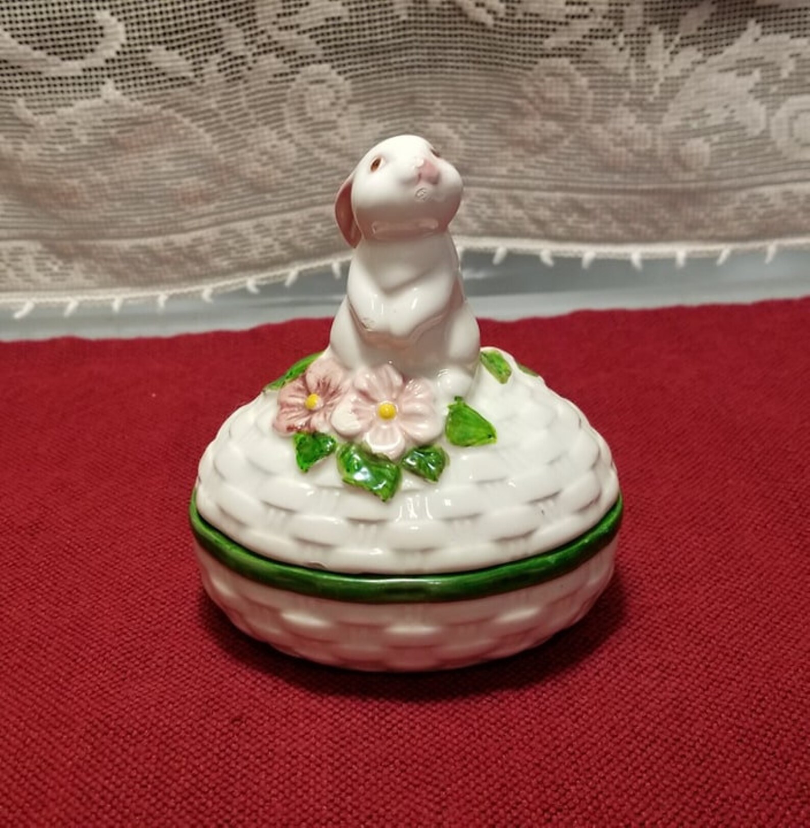 Avon Bunny Trinket Box 1982 - Etsy