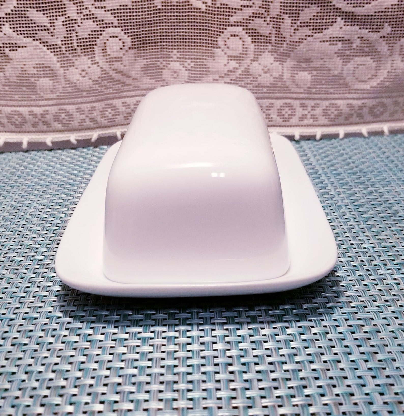 Classic White Porcelain Butter Dish / Rectangular Shape / HOME | Etsy