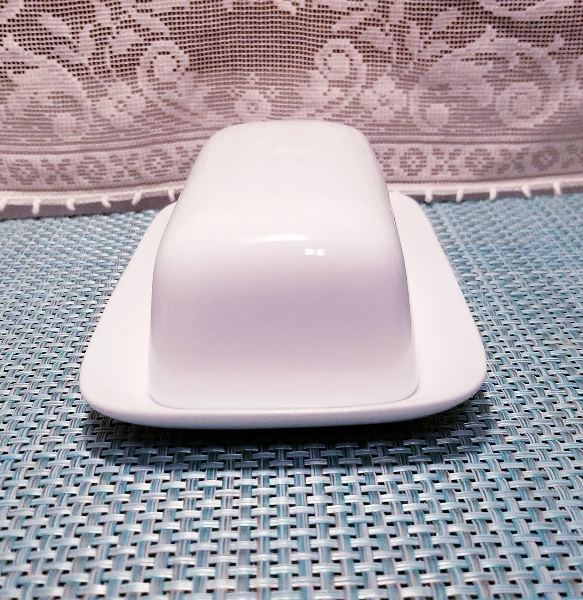 Classic White Porcelain Butter Dish / Rectangular Shape / HOME - Etsy