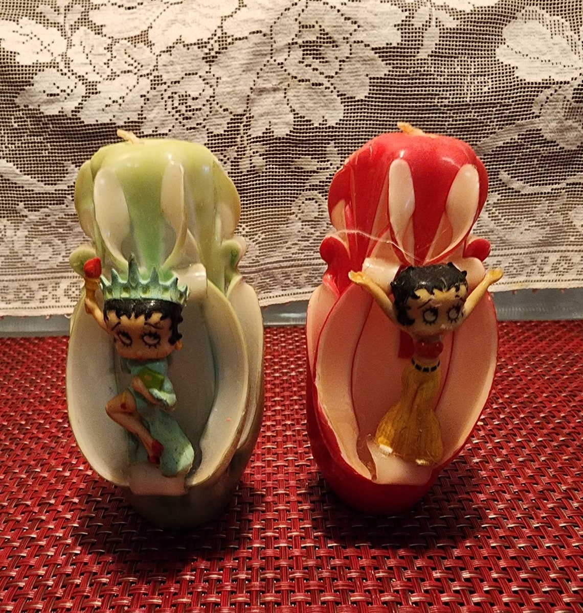 Vintage Betty Boop Hand Carved Candles 1997 - Etsy