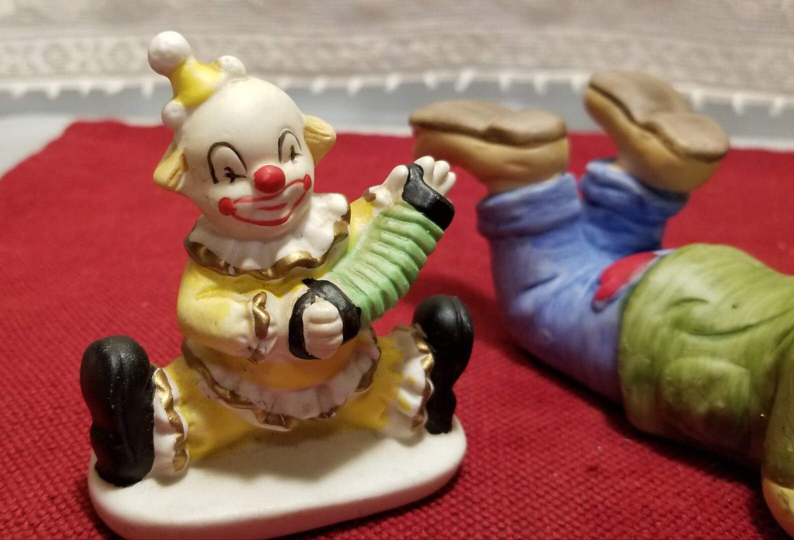 Three Ceramic Clown Figurines CMSR Imports - Etsy