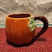 Ceramic Orange Pumpkin Shaped Mug - Etsy