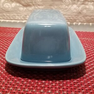 Blue Ceramic Butter Dish by 10 Strawberry Street - Etsy