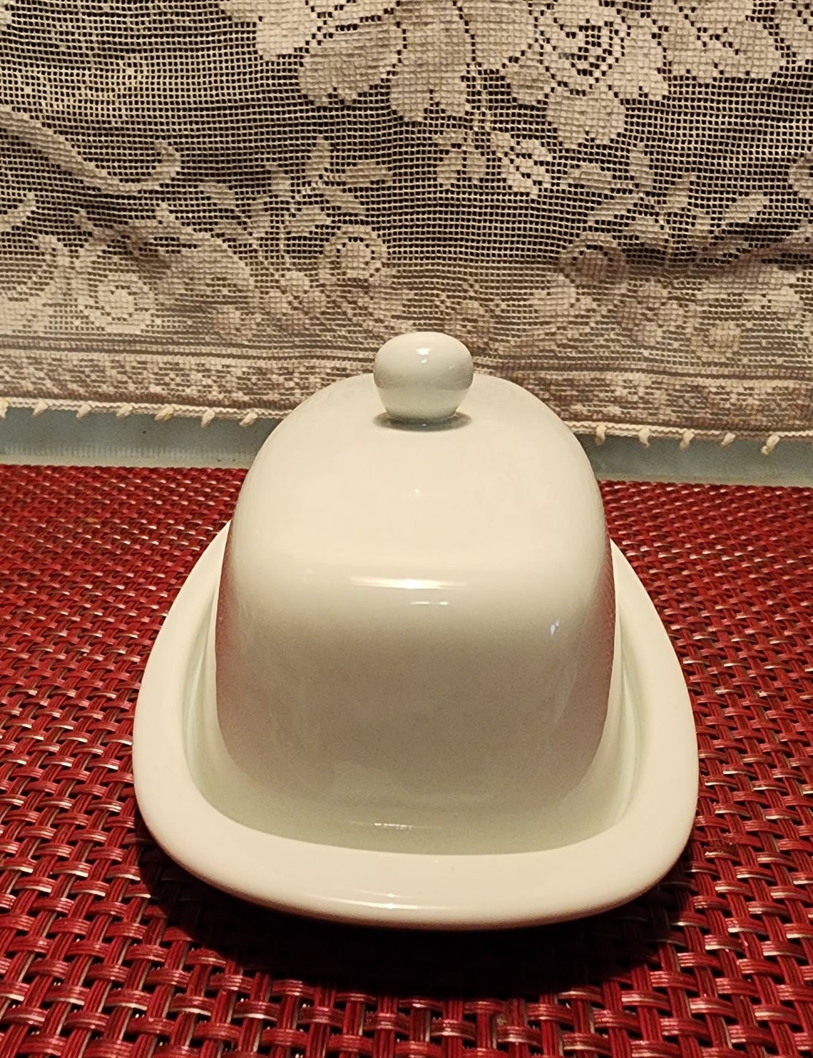 Porcelain Classic White Butter Dish Simple Dining Butter - Etsy