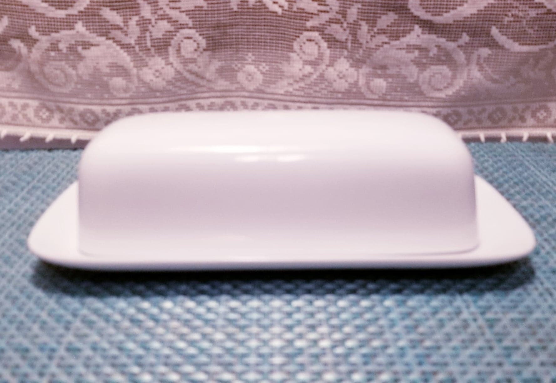 Classic White Porcelain Butter Dish / Rectangular Shape / HOME - Etsy