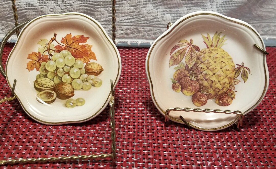 Palissy Royal Worchester Spode Juego de dos platos decorativos The ...