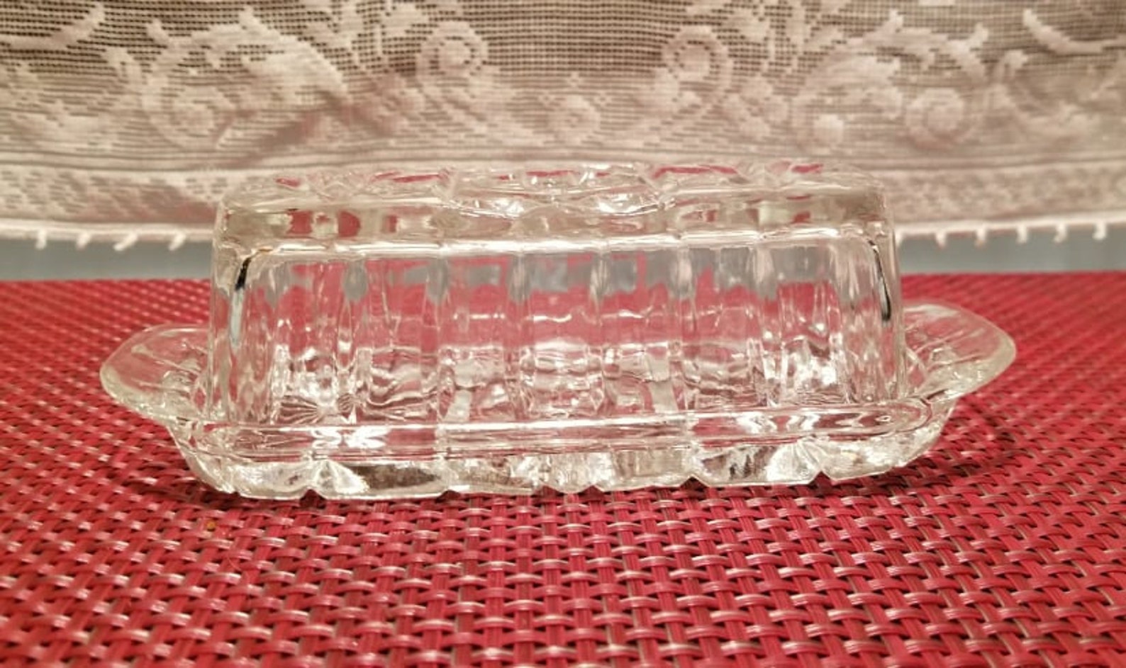 Prescut Clear Quarter Pound Butter Dish by Anchor Hocking | Etsy