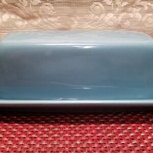 Blue Ceramic Butter Dish by 10 Strawberry Street - Etsy