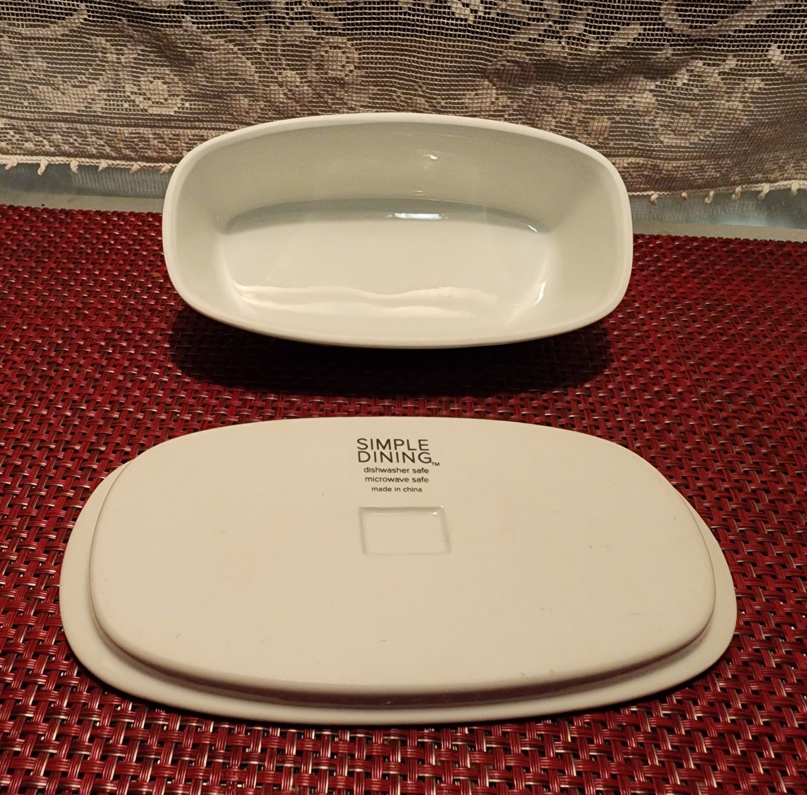 Porcelain Classic White Butter Dish Simple Dining Butter - Etsy