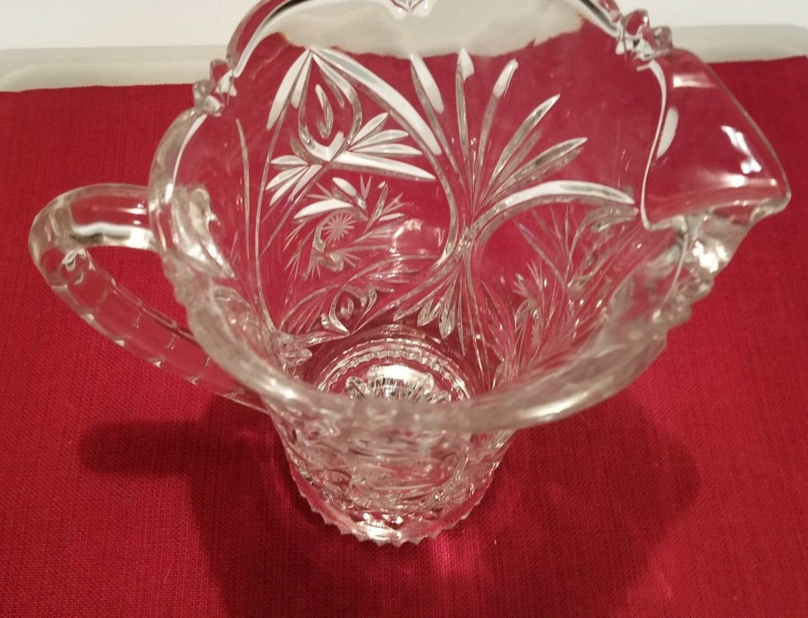 Crystal Clear 24% Lead Made in Poland 9 Pinwheel 52oz - Etsy