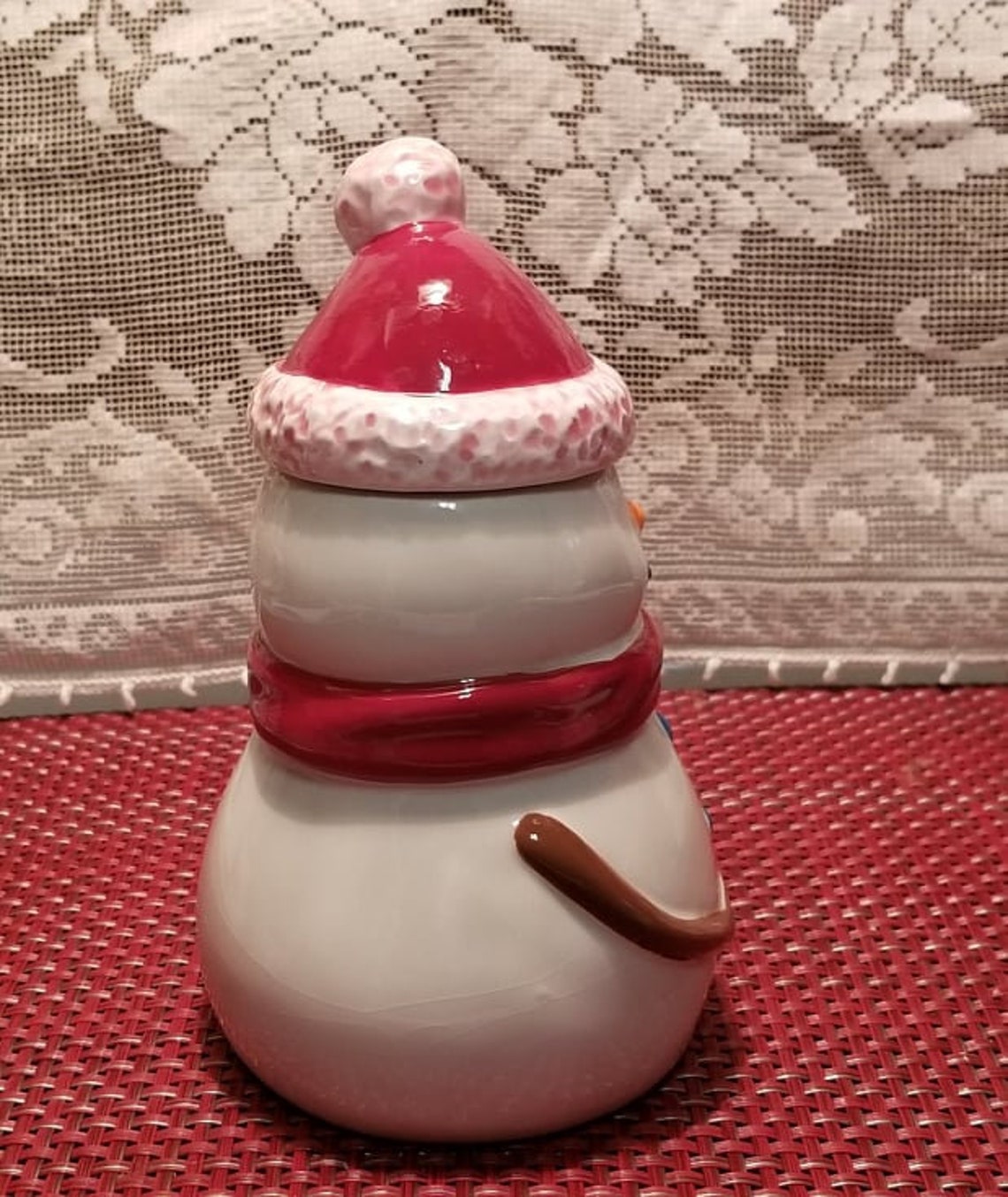 Snowman Shaped Mug With Hat as Lid / Starbucks Snowman Coffee - Etsy