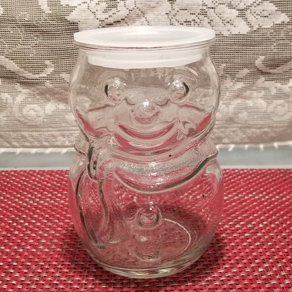 Snowman Jar - Etsy