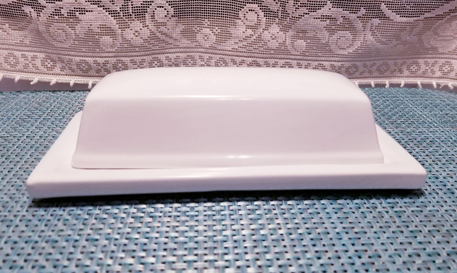 White Ceramic Butter Dish | Etsy