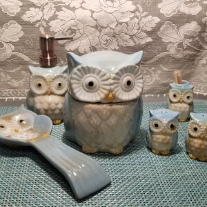 Owl Shaped Canister Owl Shaped Soap/lotion Dispenser Owl - Etsy
