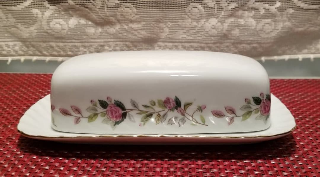 Creative Fine China Japan Floral Butter Dish - Etsy