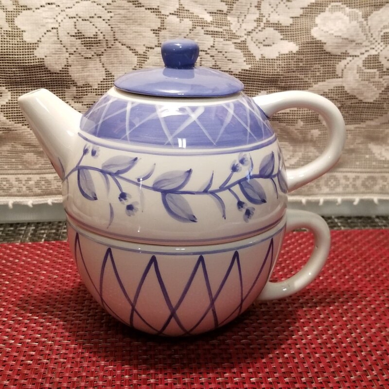 Teapot and Cup Set - Etsy