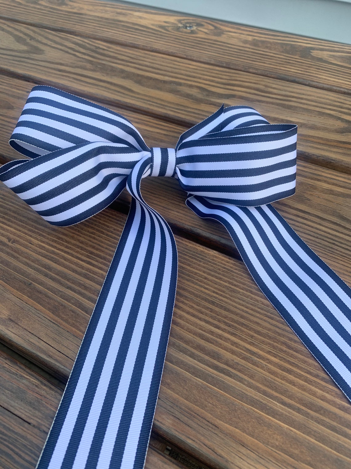 Lazo azul marino y blanco o arco azul marino y oro / arco de - Etsy España