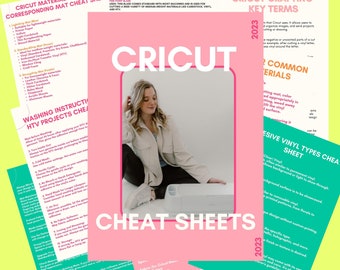 Printable Cheat Sheets for Cricut Maker Beginners Guide PDF Instant ...