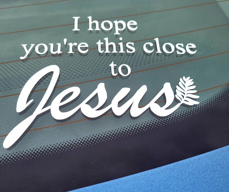 Car Decals. Car Sticker. Vinyl. Jesus Sticker. Christian Sticker ...