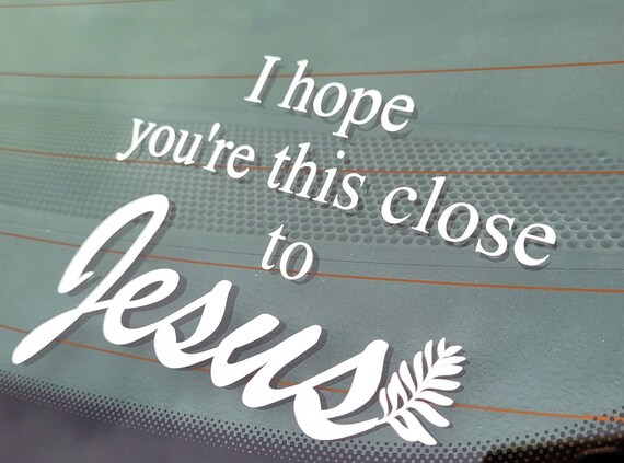 Car Decals. Car Sticker. Vinyl. Jesus Sticker. Christian - Etsy