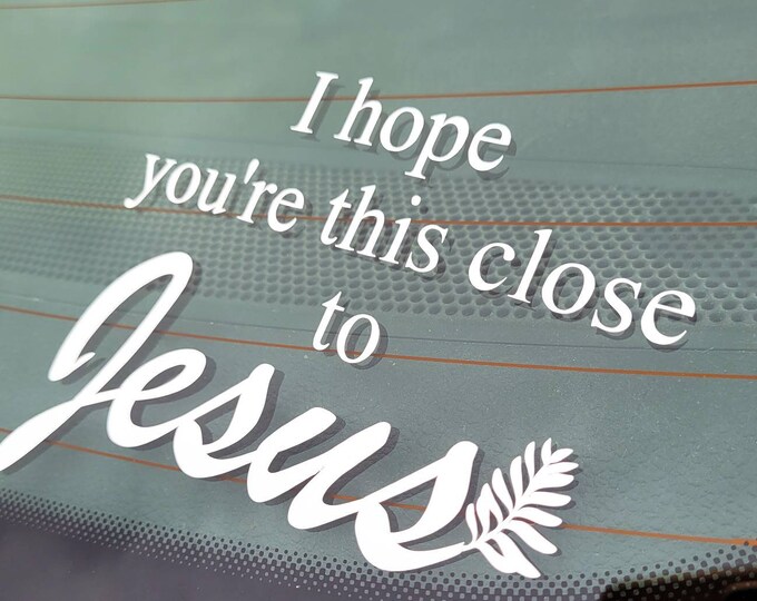 Car Decals. Car Sticker. Vinyl. Jesus Sticker. Christian - Etsy