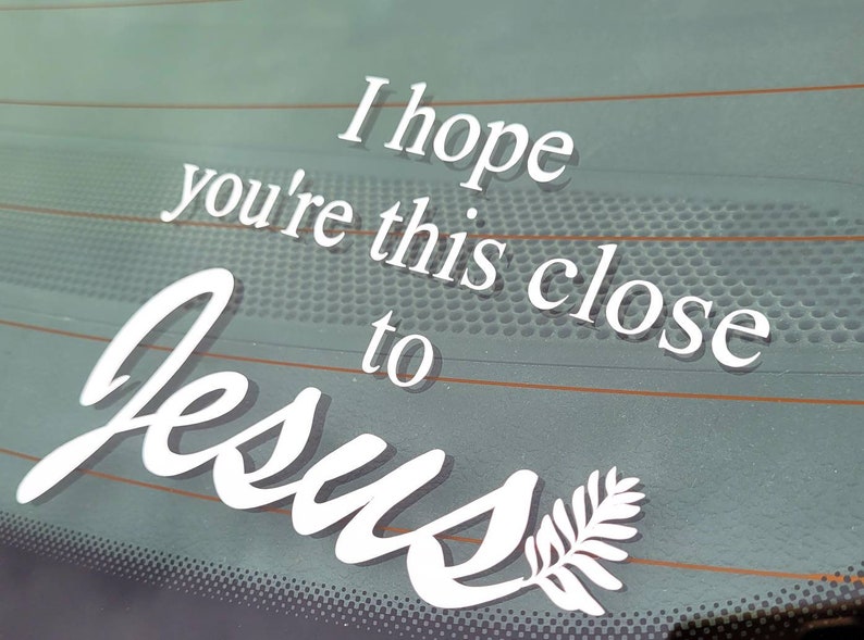 Car Decals. Car Sticker. Vinyl. Jesus Sticker. Christian Sticker ...