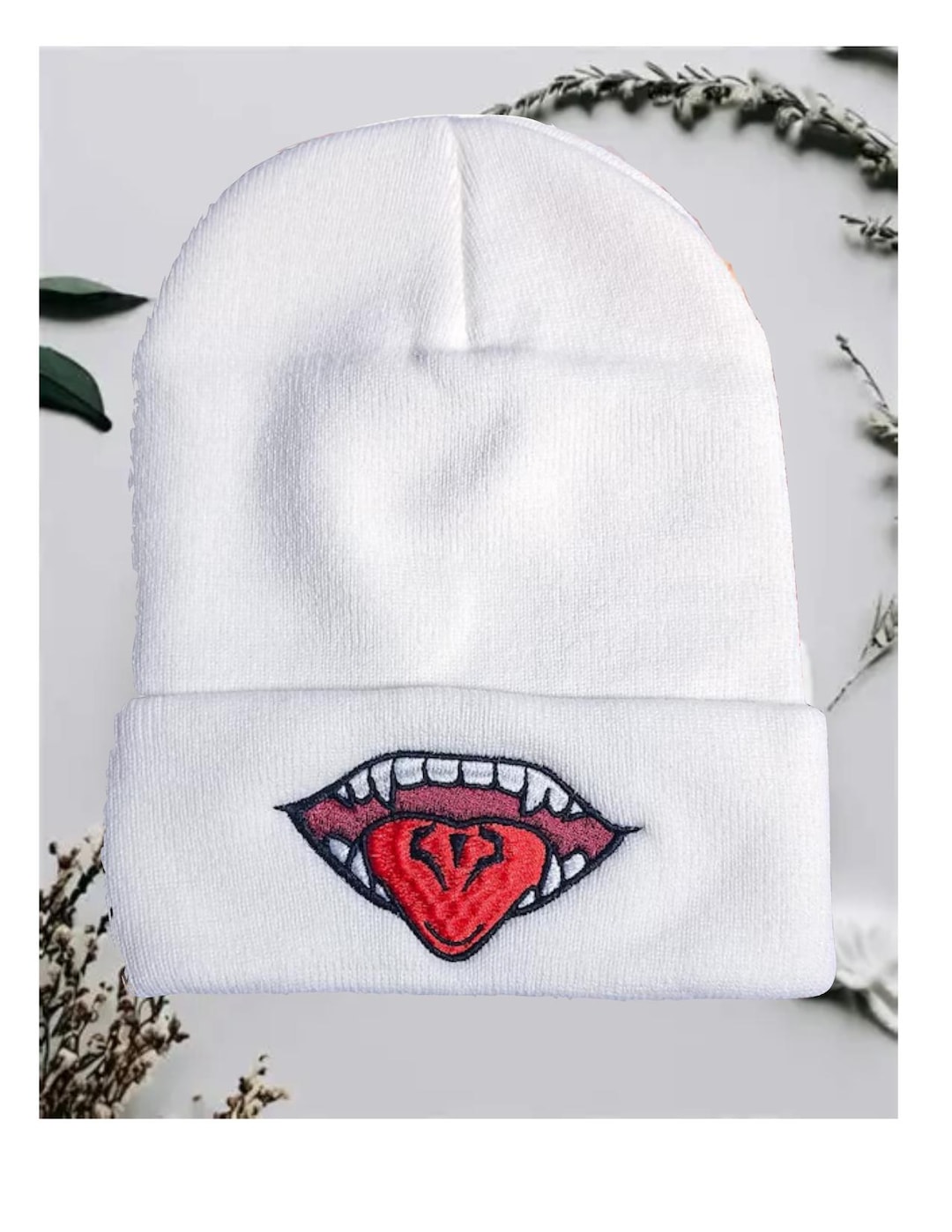 Jujutsu Kaisen Beanie Sukuna Inspired Anime Winter Warm Fang Design ...