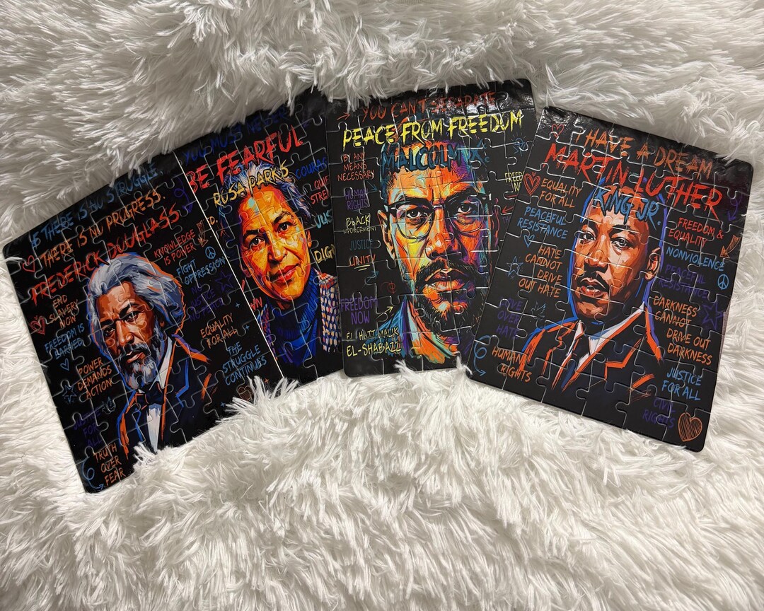 Black History Puzzle Educational Game Learning Tool Classroom Teaching ...