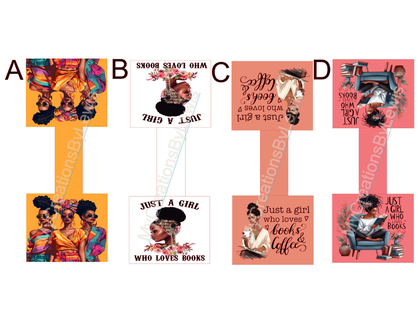 Magnetic Bookmark African American Bookmark Book Club Gift Custome ...