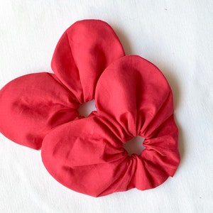 Valentine's Day Scrunchie, Red Heart Scrunchies, Mother's Day Gift ...