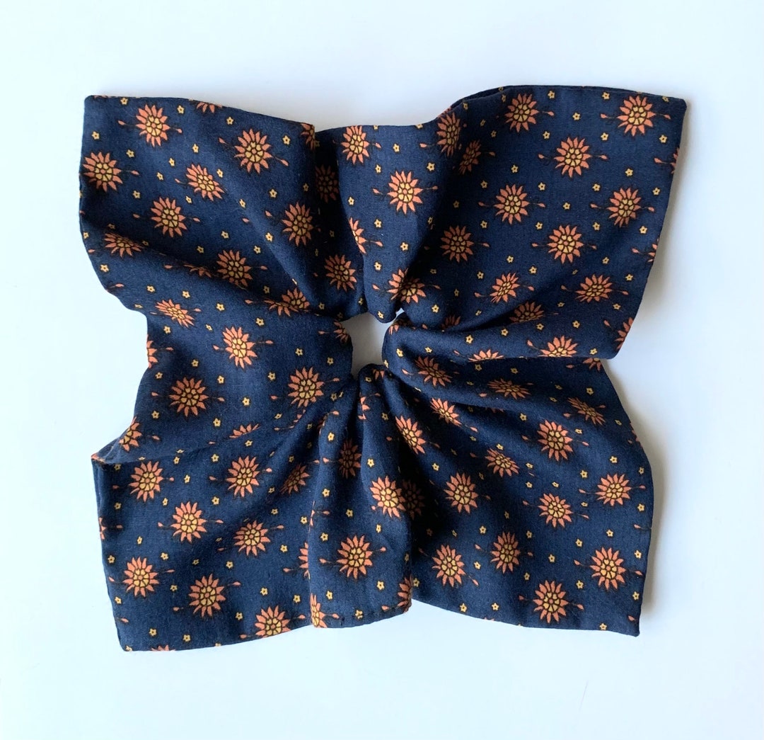 Sunflower Square Scrunchie, Oversize Scrunchie, Valentine's Day Gift ...