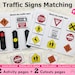 Road Traffic Signs Matching Activity Printable for Toddlers | Etsy