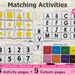Matching Activities Printable Toddler Busy Book Pages | Etsy
