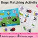 Bugs Matching Activities Printable Shadow or Silhouette | Etsy