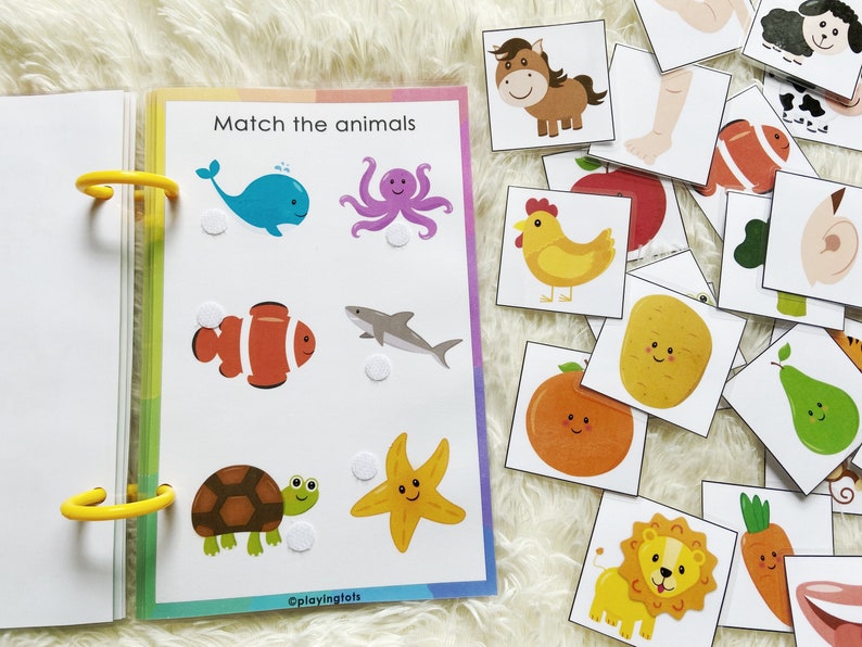 Toddler Mini Busy Book Printable Travel Size Activity Book - Etsy