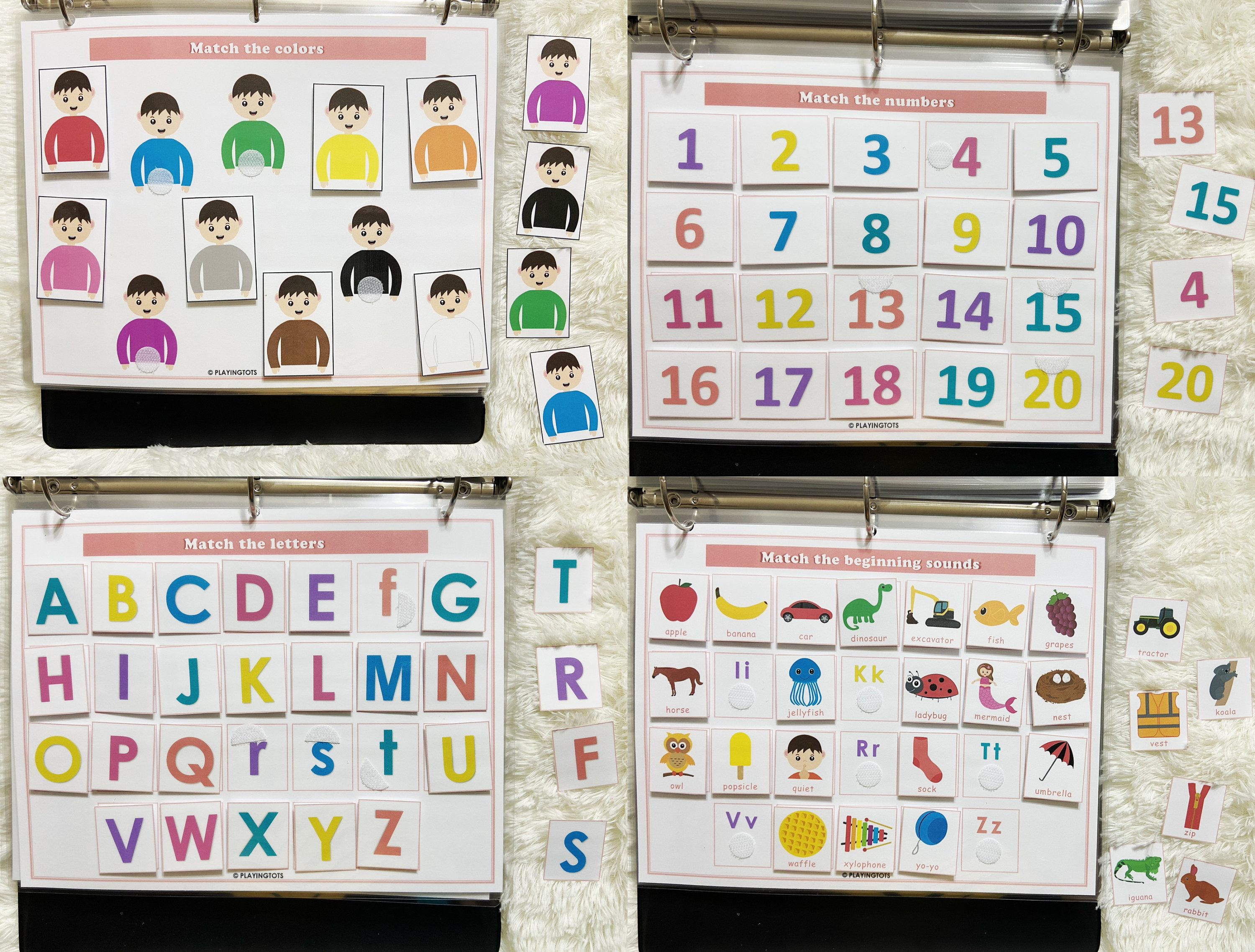 Preschool Learning Binder Printable Toddler Busy Book Quiet - Etsy