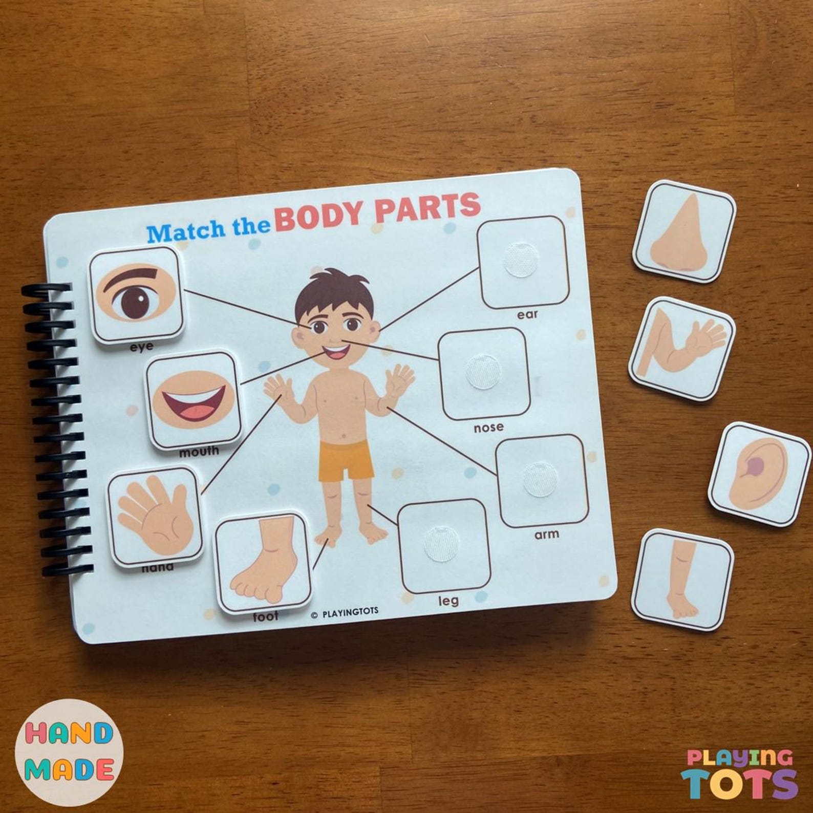 Toddler Busy Book, Fully Assembled, First Learning Binder, Fun Quiet ...