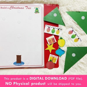 Fun Christmas Toddler Busy Book Printable Winter Learning - Etsy