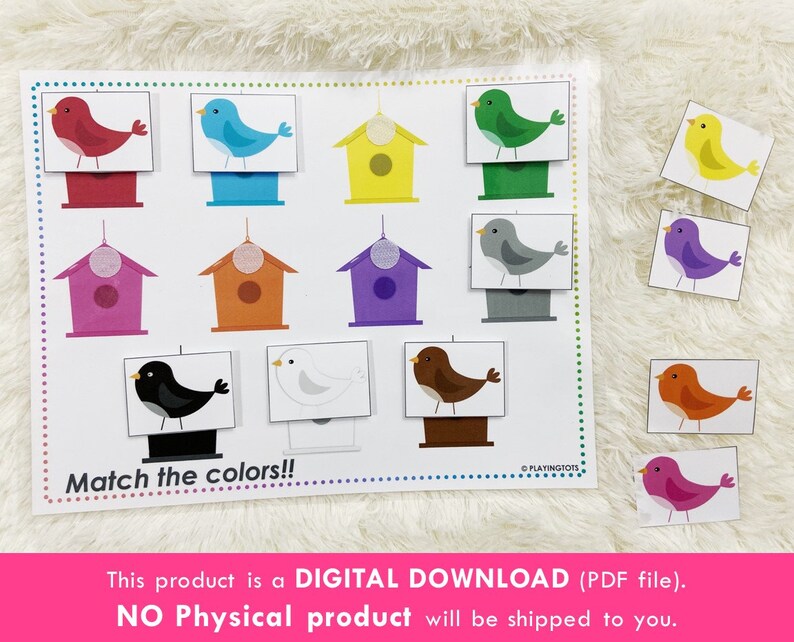 Spring Busy Book Printable Quiet Book Toddler Busy Books - Etsy