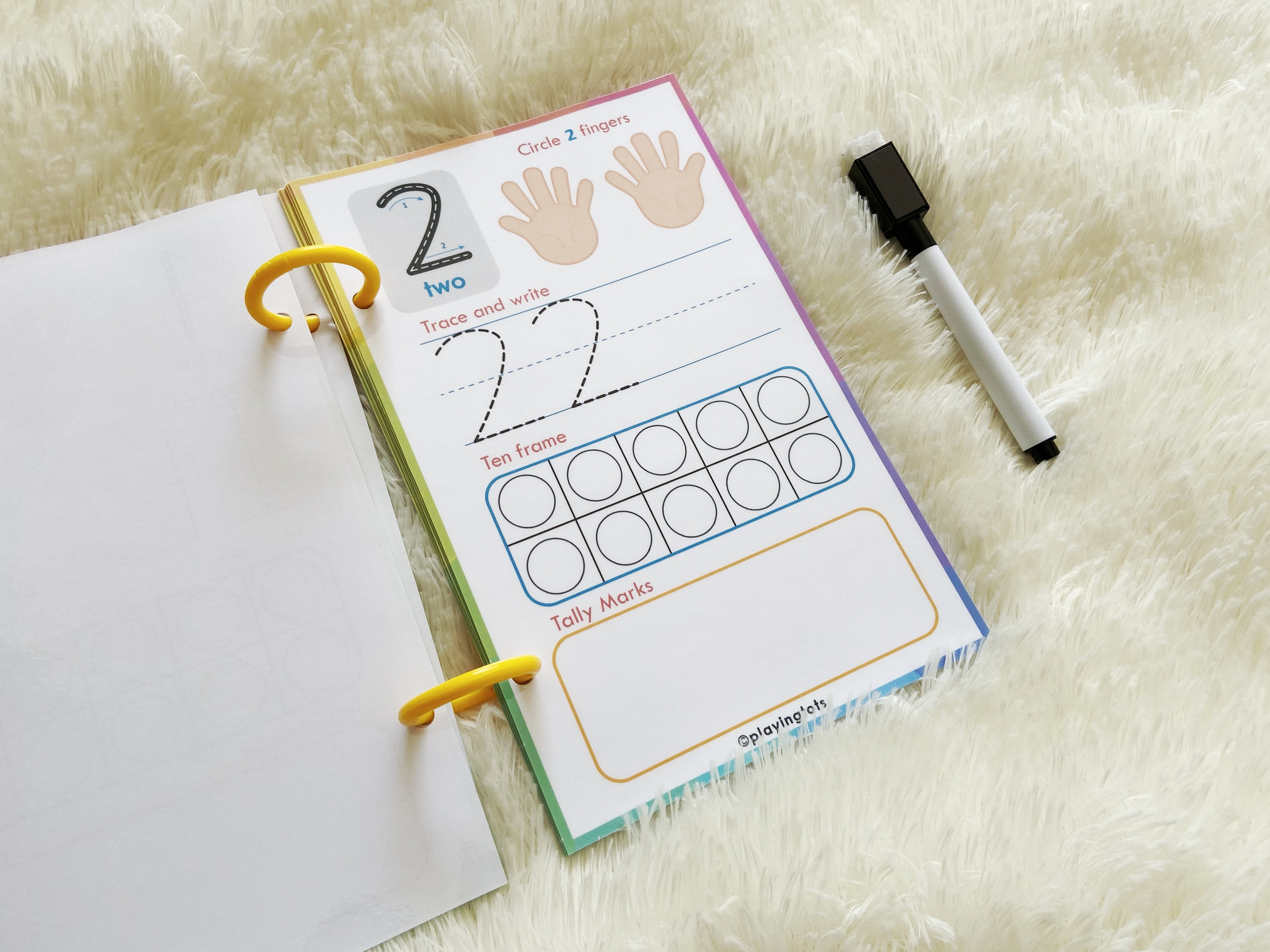 Number Activity Book Printable Toddler Workbook Number | Etsy